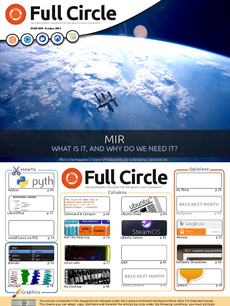 Full Circle Magazine - Issue 78 EN | PDF | Software | Computer Architecture