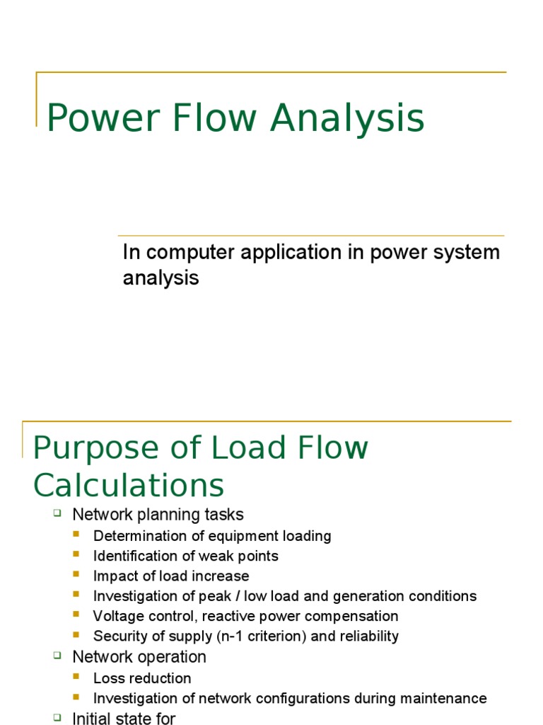 Power Flow Solution | PDF | Electrical Engineering | Mathematical Concepts