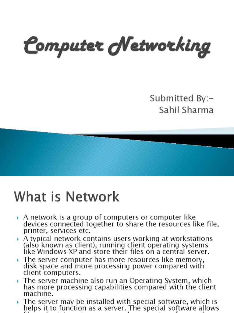 Computer Networking - PPTX TYpes of Networks | PDF | Local Area Network ...