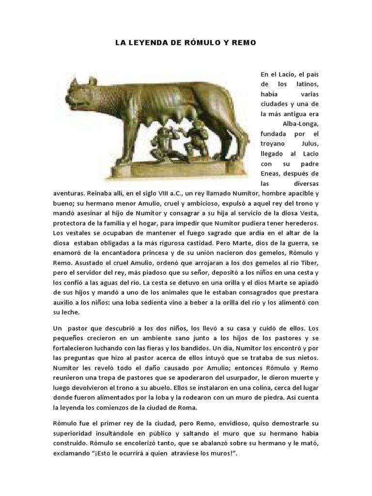 Romulo y Remo | PDF