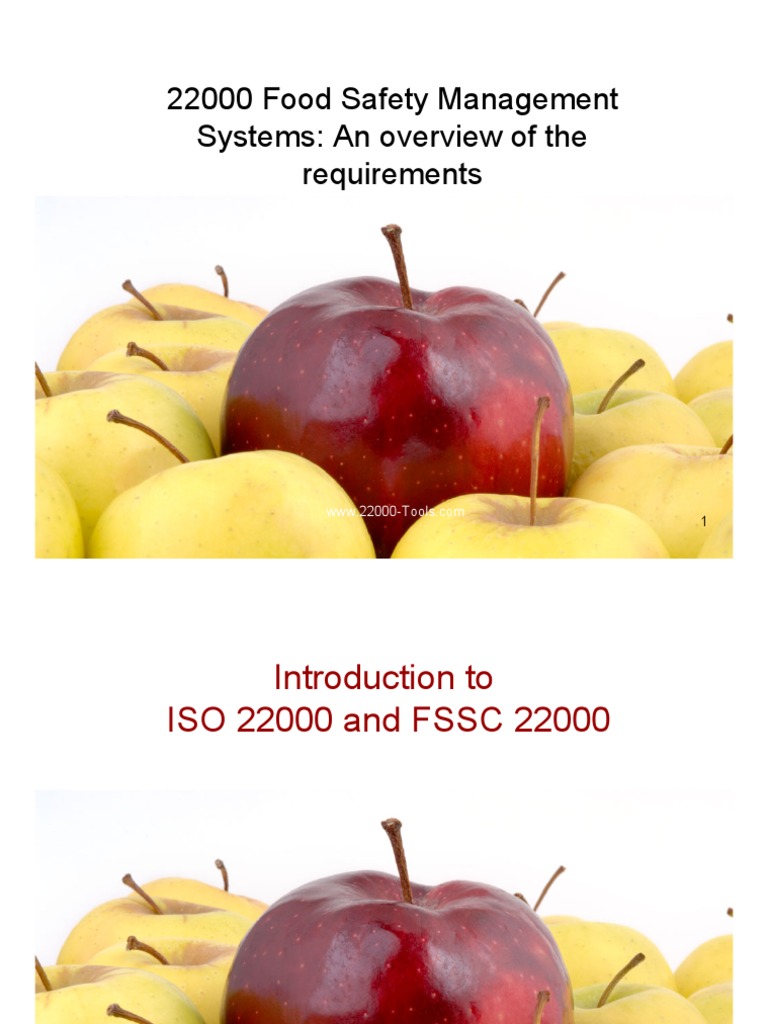 Introduction To ISO 22000 and FSSC 22000 | PDF | Evaluation | Business