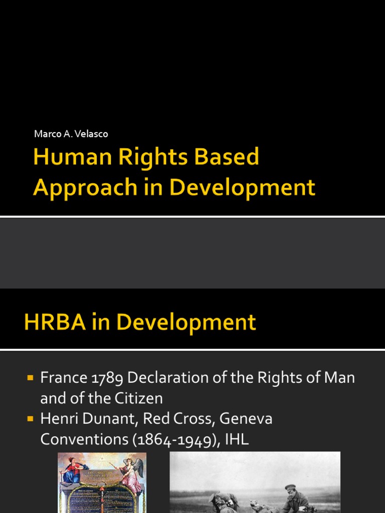 Human Rights Based Approach in Development | PDF | Natural And Legal ...