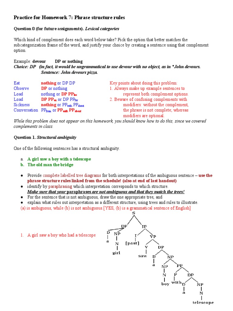 Syntax PDF | PDF | Plural | Noun