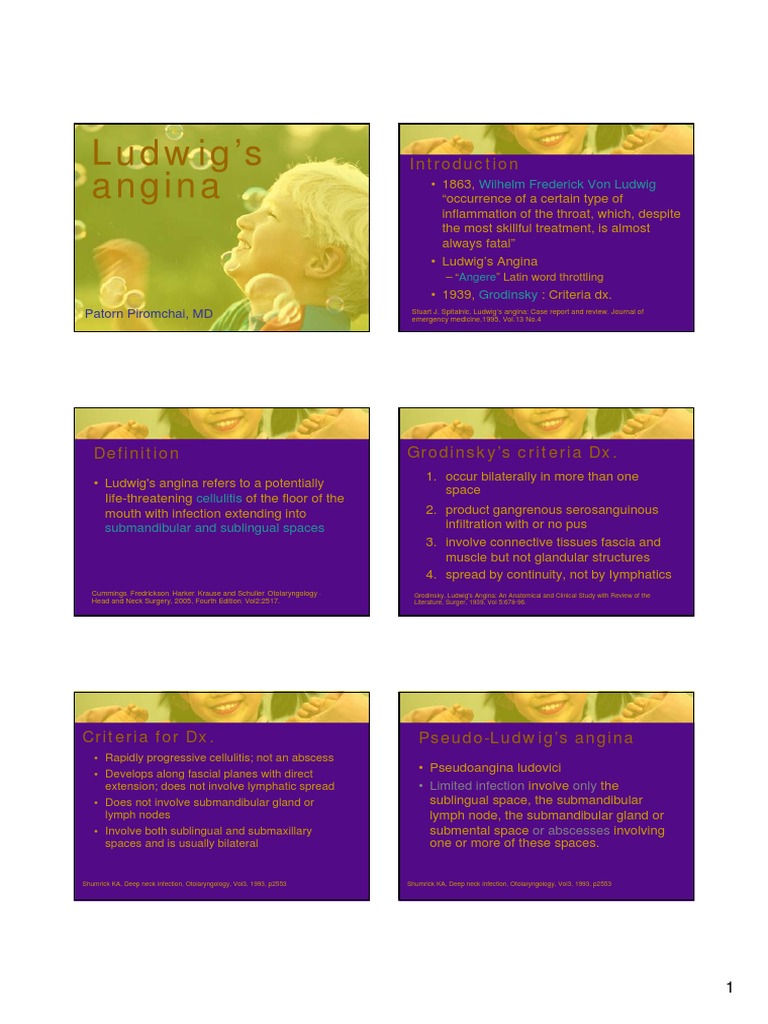 Casediscussion Ludwig's Angina Review PDF | PDF | Tongue | Human Anatomy