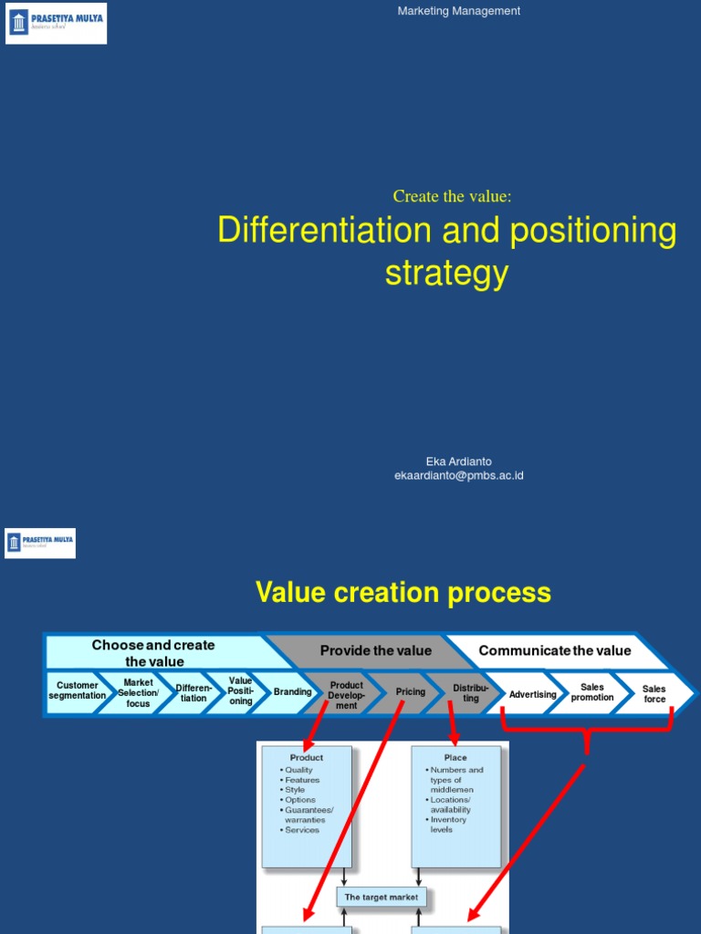 Differentiation and Positioning - Rev PDF | Download Free PDF | Brand ...