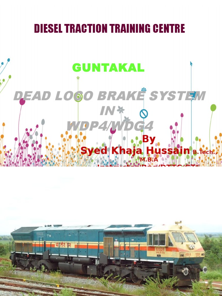 Air Brake Circuit of WDG4/P4 DEAD LOCO | PDF