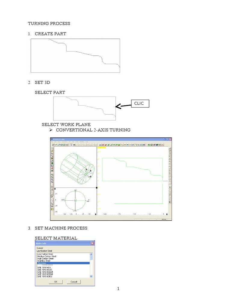 CNC Turning Process Guide | PDF