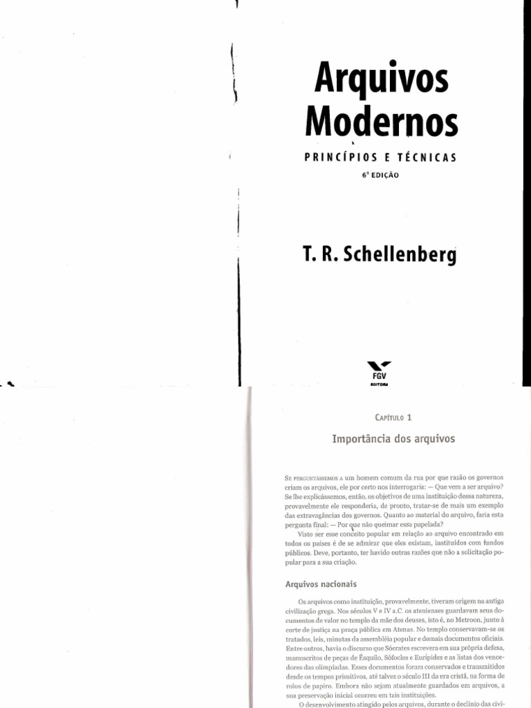 Theodore Schellenberg - Arquivos Modernos | PDF