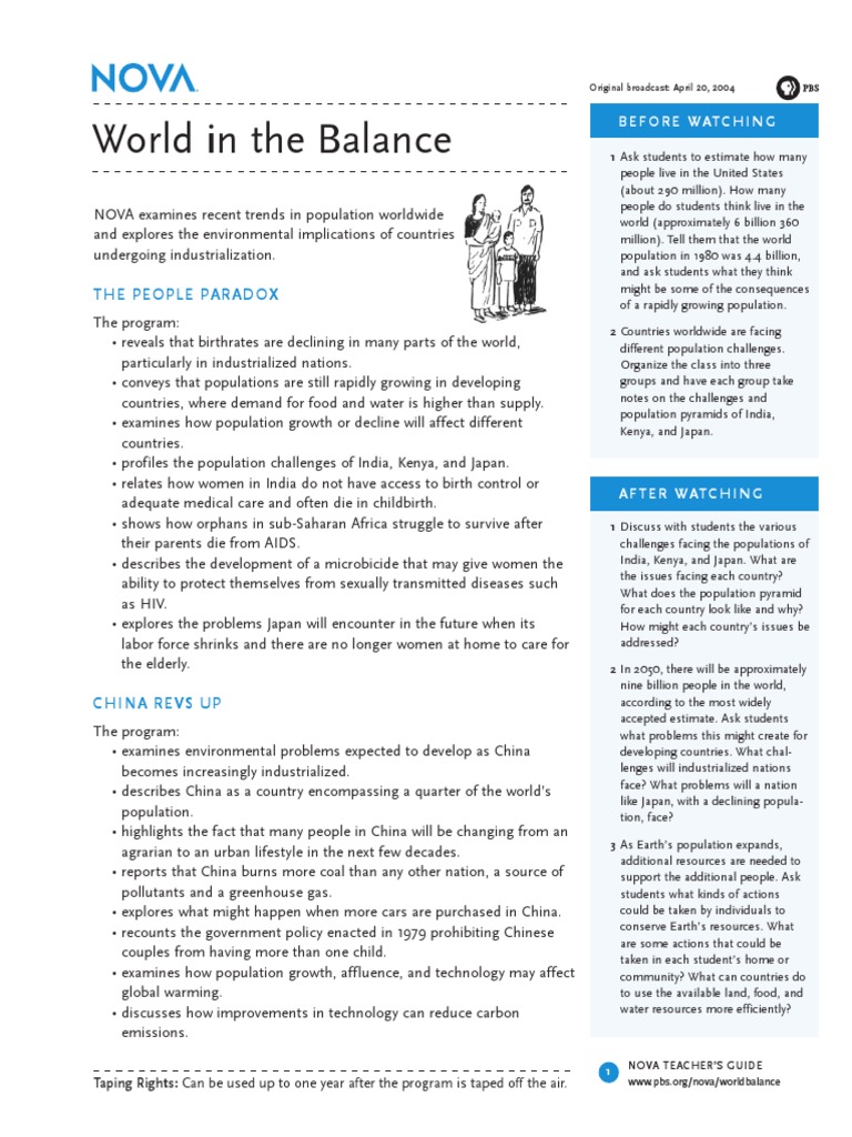 pbs-nova-world-in-the-balance-question-sheet-pdf-infant-mortality