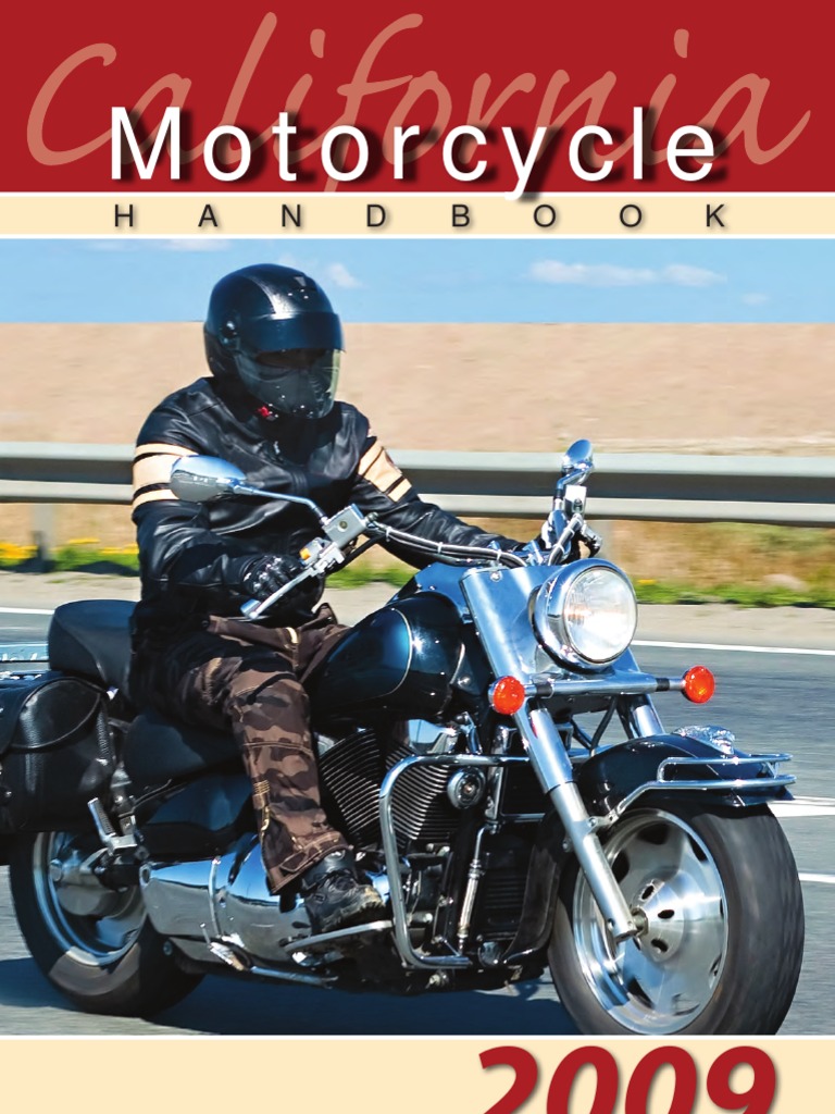 CA DMV Motorcycle Manual 2009 | PDF | Department Of Motor Vehicles ...