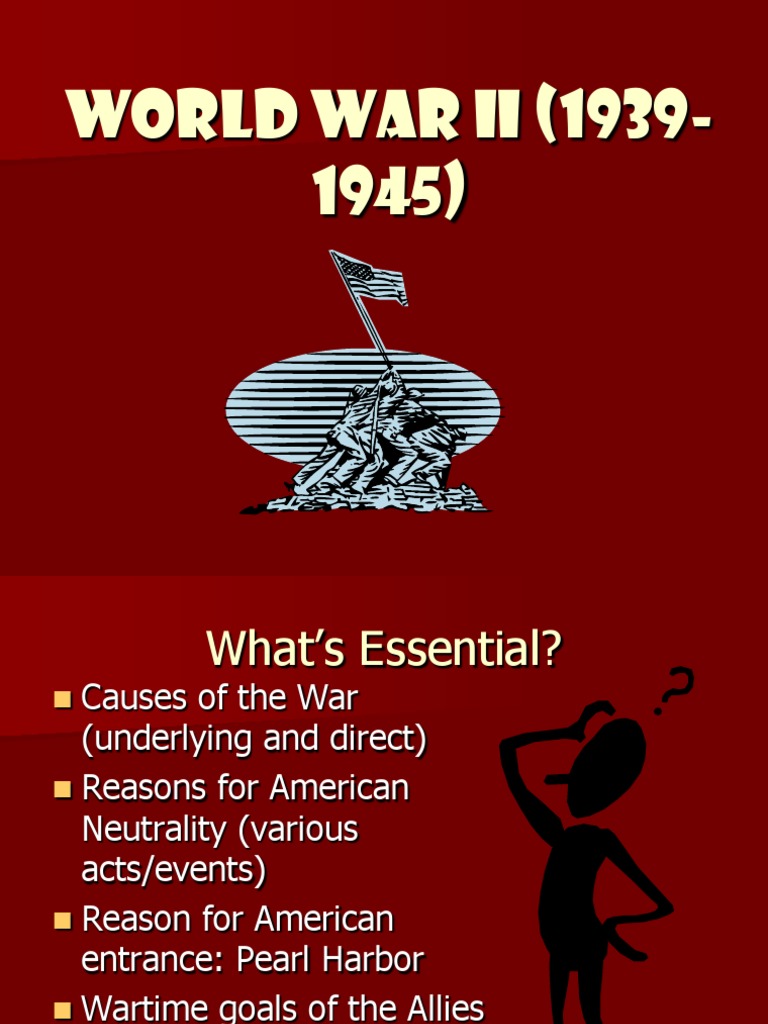 World War II Powerpoint.ppt | Allies Of World War II | Franklin D ...