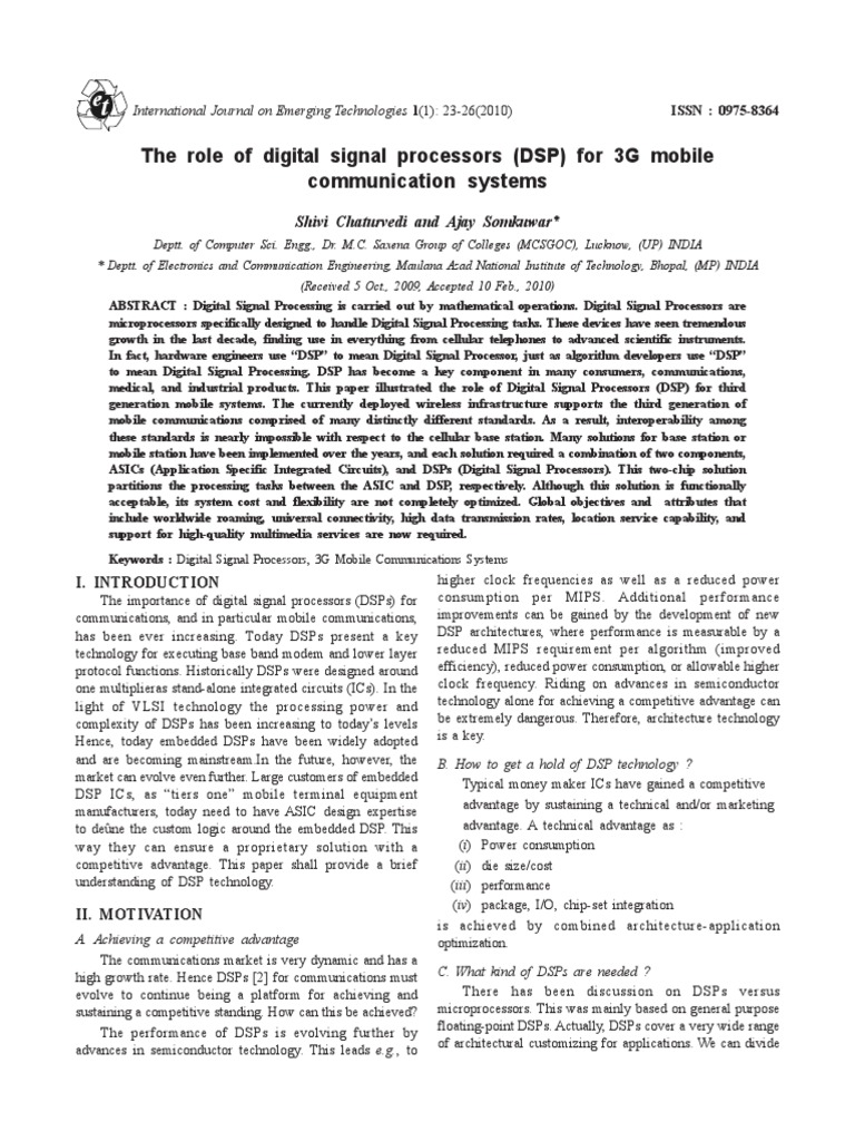 SHIVI.pdf | Digital Signal Processor | Integrated Circuit