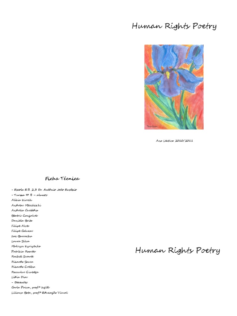 Human Rights Poetry | Download Free PDF | Religion And Belief ...