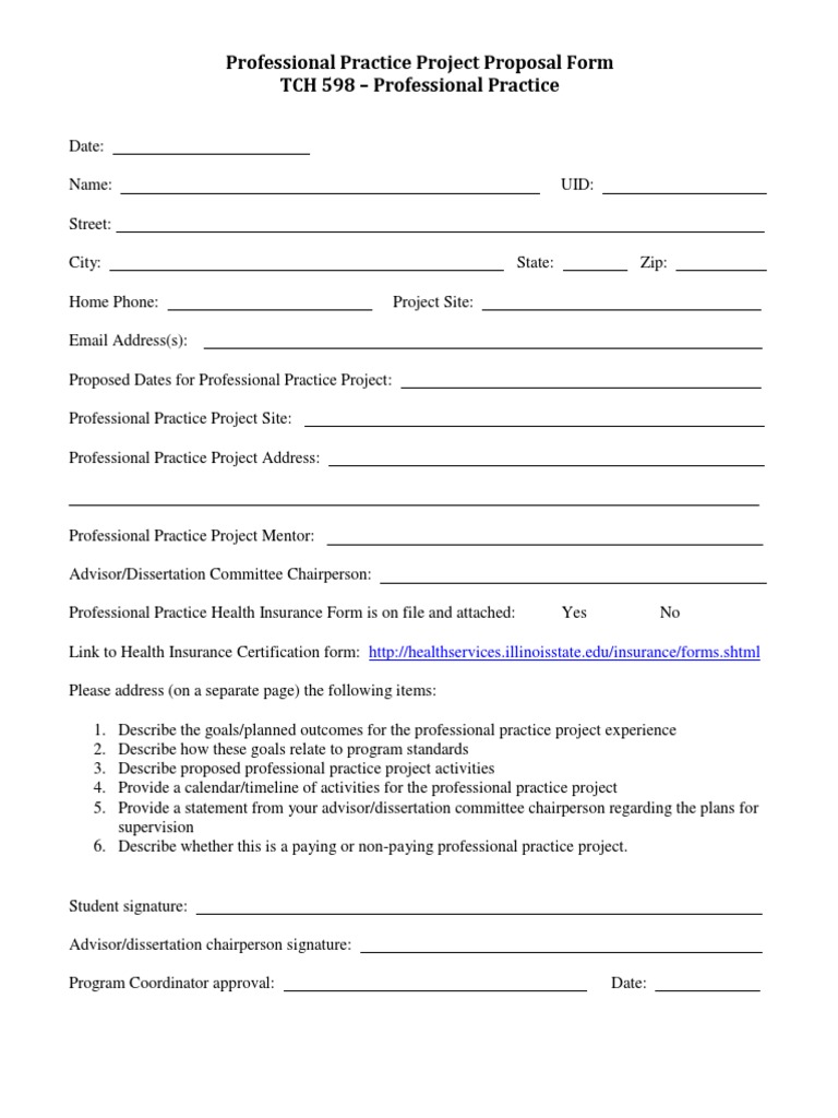 Professional Practice Proposal | PDF