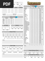 Star Wars d20 Fillable Character Sheet | PDF | Gaming | Role Playing Games