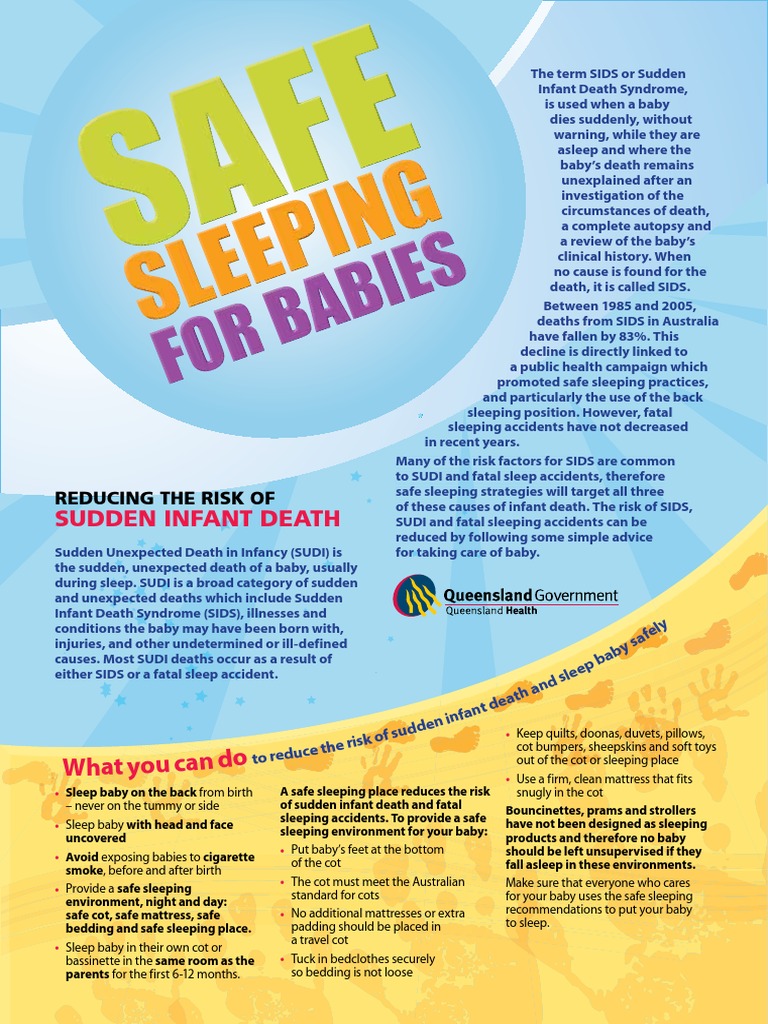 What You Can Do: Sudden Infant Death | PDF | Infants | Neonatal ...