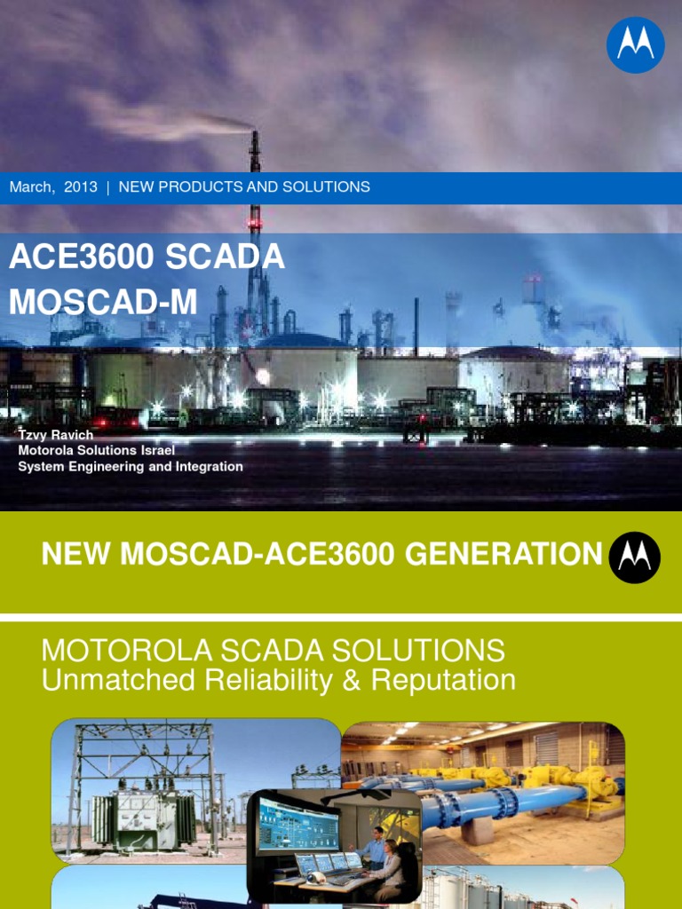 ACE3600 Scada Solution | PDF | Scada | Network Switch