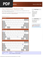 Myanmar Keyboard Layout | PDF