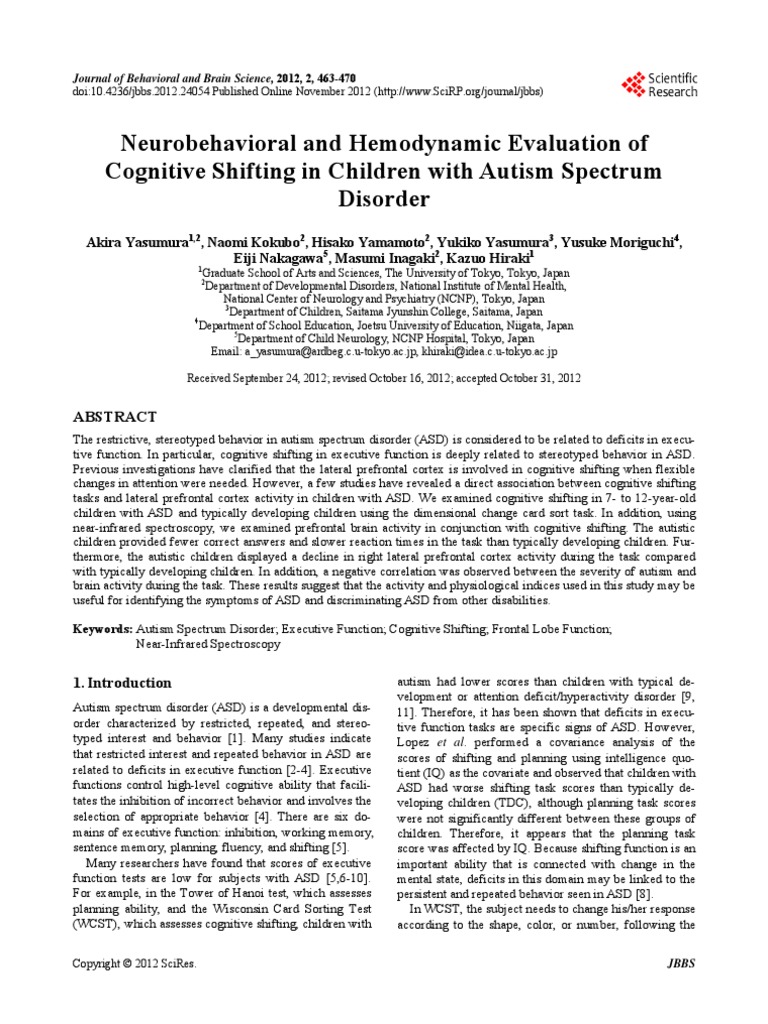 TMP 37 C1 | PDF | Autism Spectrum | Autism