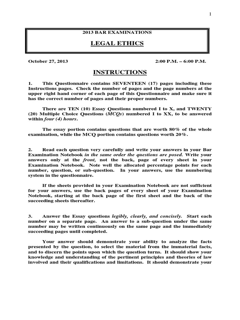 Ethics PDF | PDF | Prosecutor | Multiple Choice