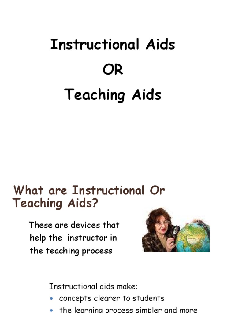 Types and Uses of Instructional Aids | PDF | Photocopier | Chart