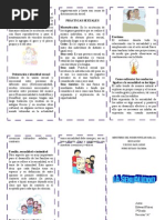 Triptico Sexualidad | PDF | La sexualidad humana | Pubertad