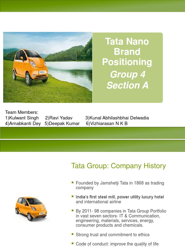 Tata Nano Harvard Case Analysis | PDF | Motor Vehicle | Vehicles