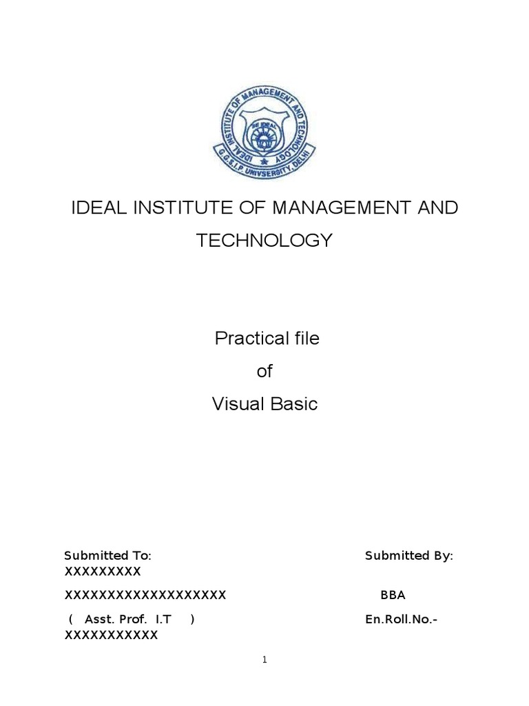 Visual Basic Project Pdf Component Object Model Graphical User
