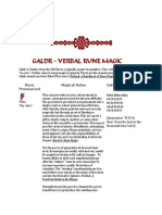 Galdr - Verbal Rune Magic | PDF | Runes | Magic (Paranormal)