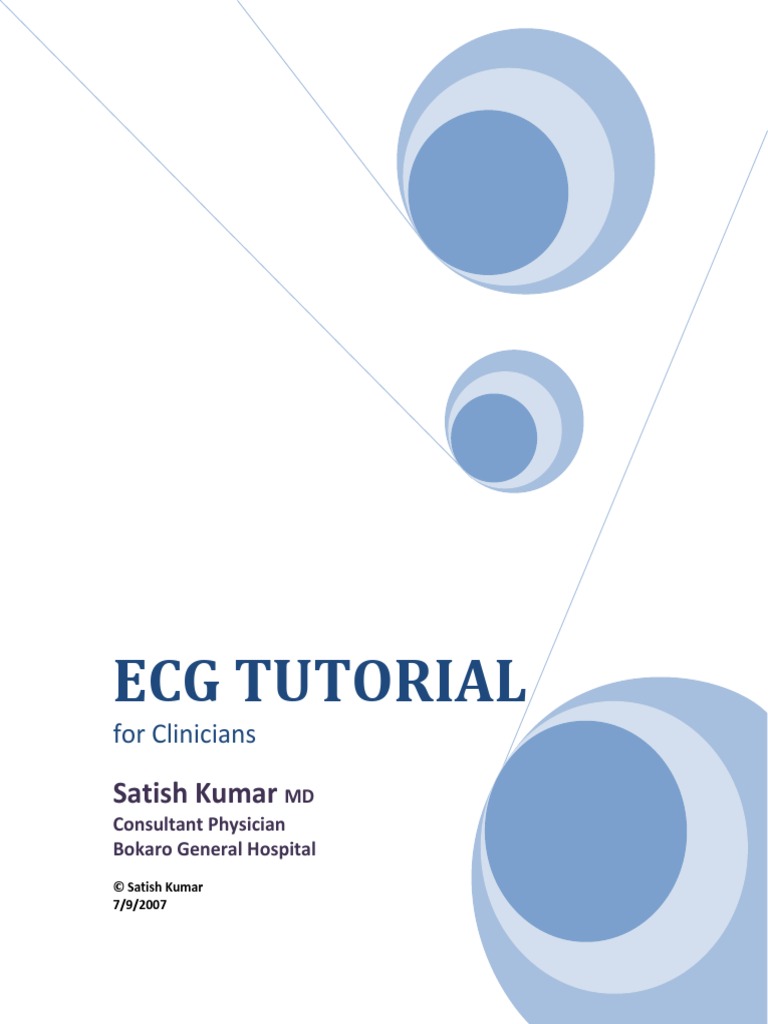 Ecg Tutorial PDF | PDF | Electrocardiography | Cardiac Arrhythmia