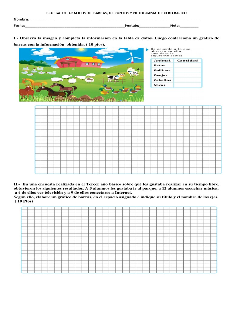 Gráfico De Barras De Pictogramas