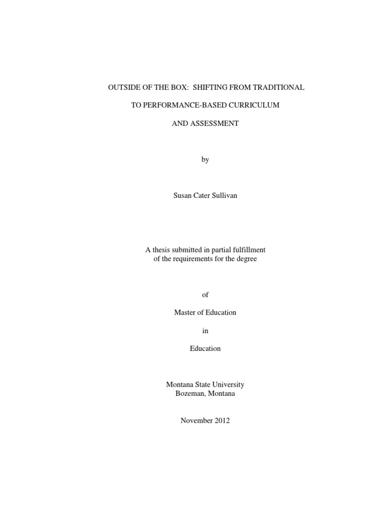 Final Masters Thesis - Published | PDF | No Child Left Behind Act ...