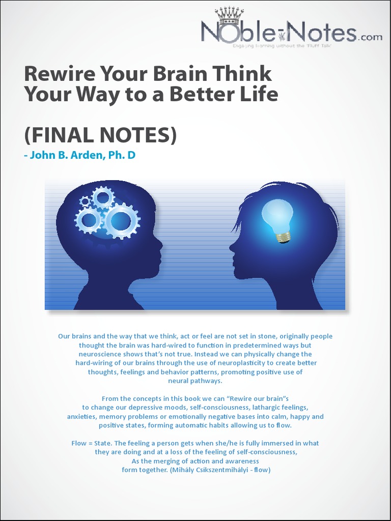 Rewire Your Brain Final Notes Pdf Download Free Pdf Anxiety Memory