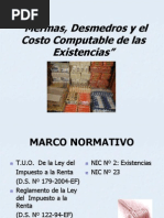 Mermas y Desmedros - Asientos Contables | PDF | Gasolina | Bienes