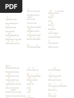 Little Things Chords and Strumming Guide | PDF
