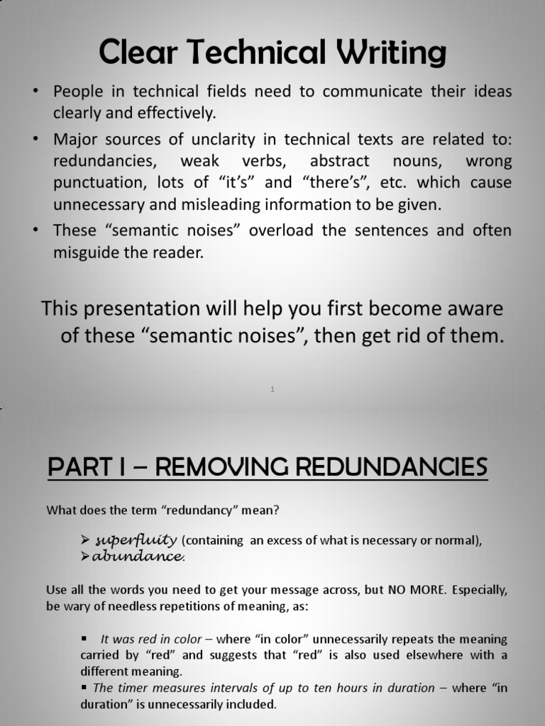 Clear Writing for Tech Professionals | PDF | Style (Fiction) | Time