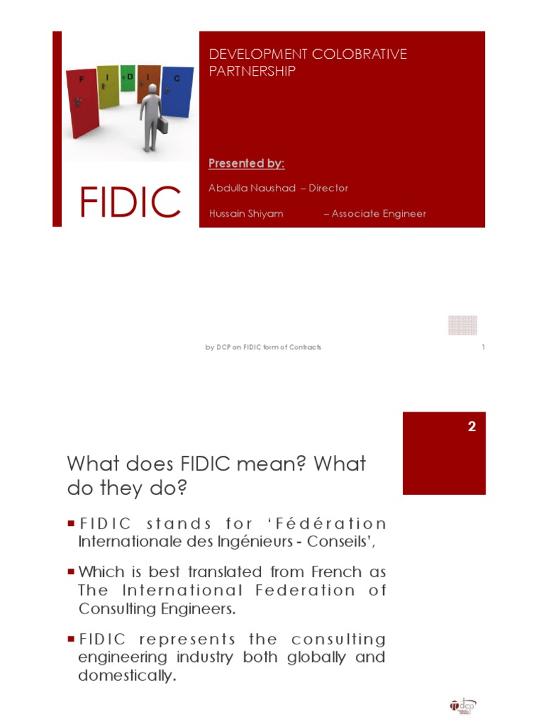 Understanding FIDIC by DCP.pdf | Employment | Engineering