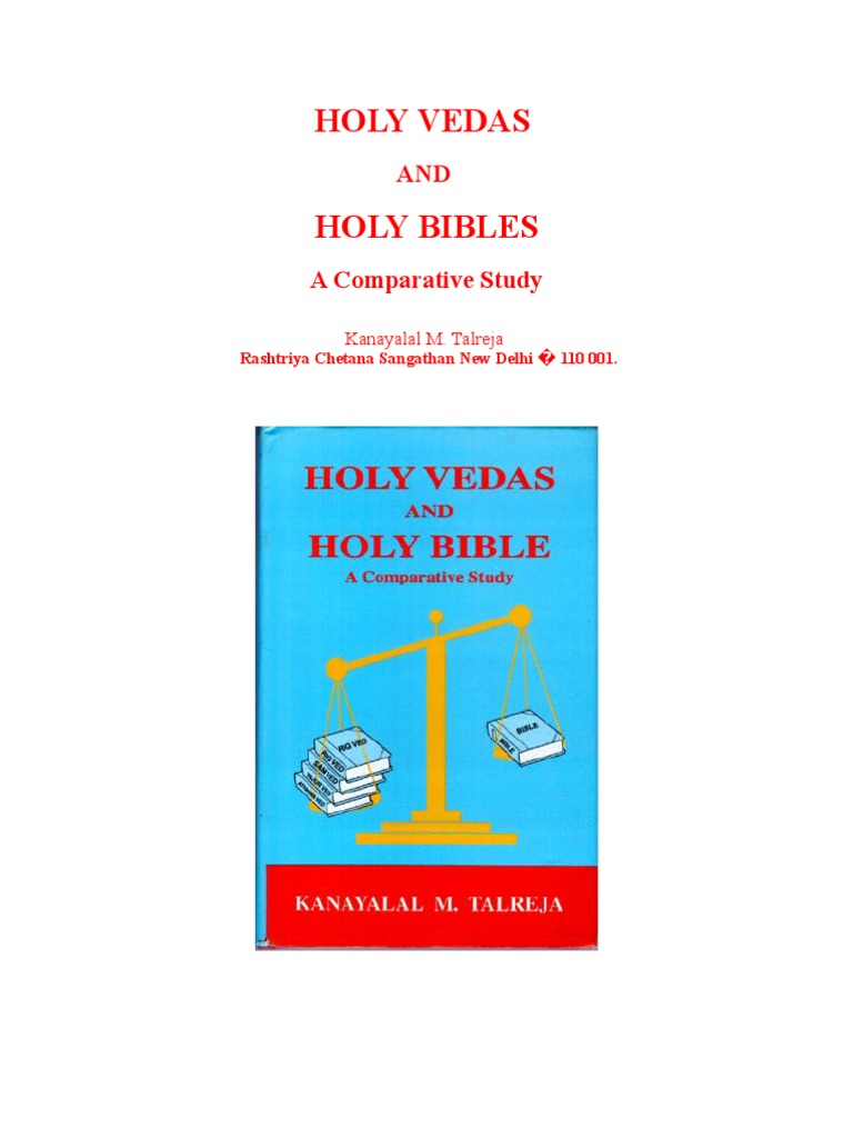 Vedas vs. Bible: A Comparative Study | PDF | Catholic Church ...