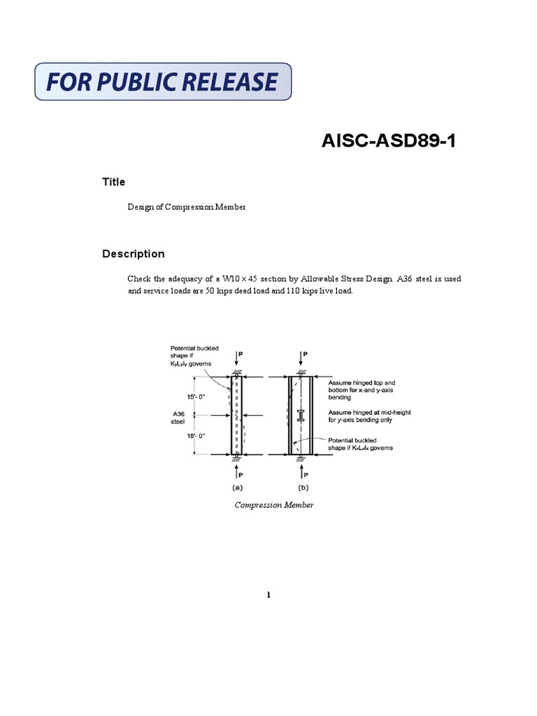 Aisc-Asd 89 PDF | PDF | Bending | Beam (Structure)