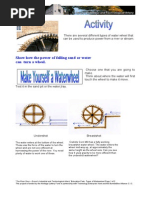 Types and Designs of Waterwheels | PDF | Machines | Hydropower