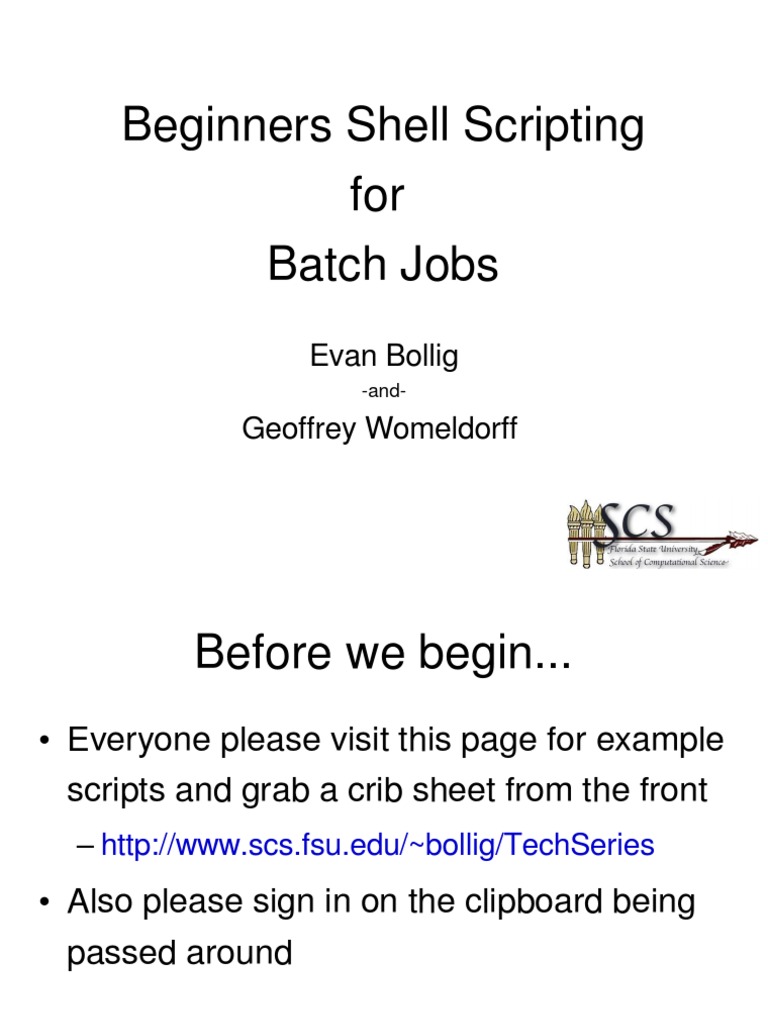 Beginners Shell Scripting Pdf Command Line Interface Scripting
