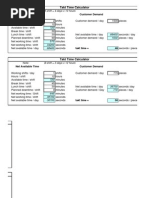 Takt Time Calculation Solved Exercises | PDF | Production And ...