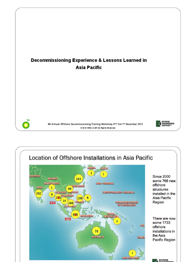 Asia Pac Slides PDF | PDF | Offshore Drilling | Chemical Process ...