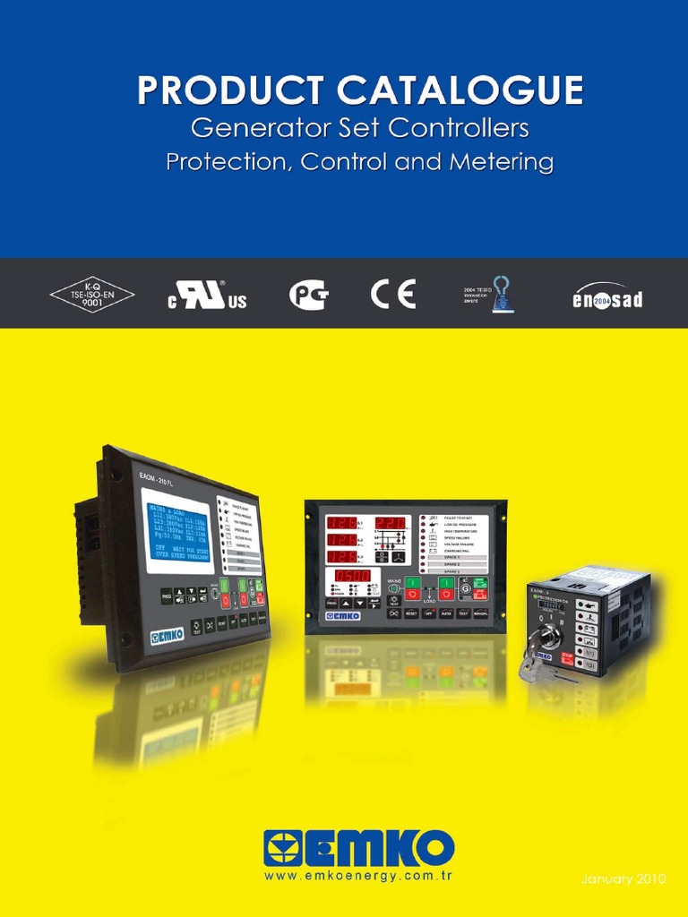 Gen Set Catalogue | PDF | Relay | Battery Charger