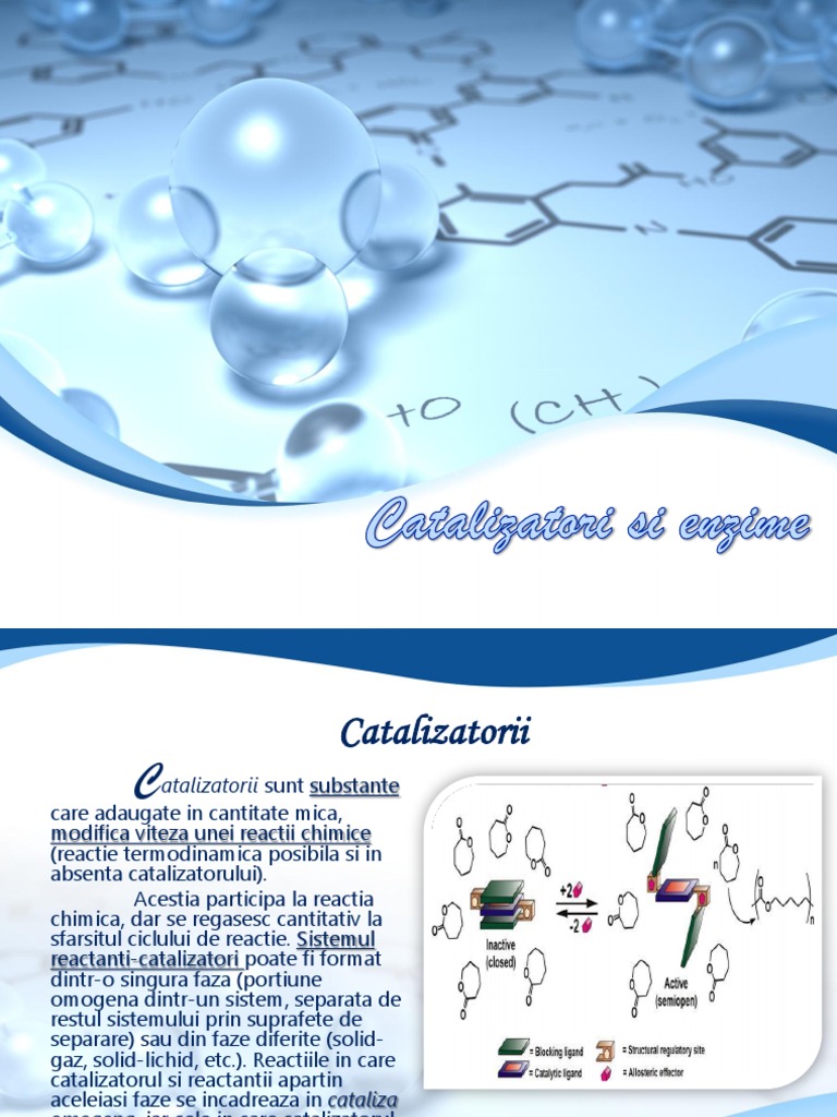 Catalizatori Si Enzime2 PDF | PDF