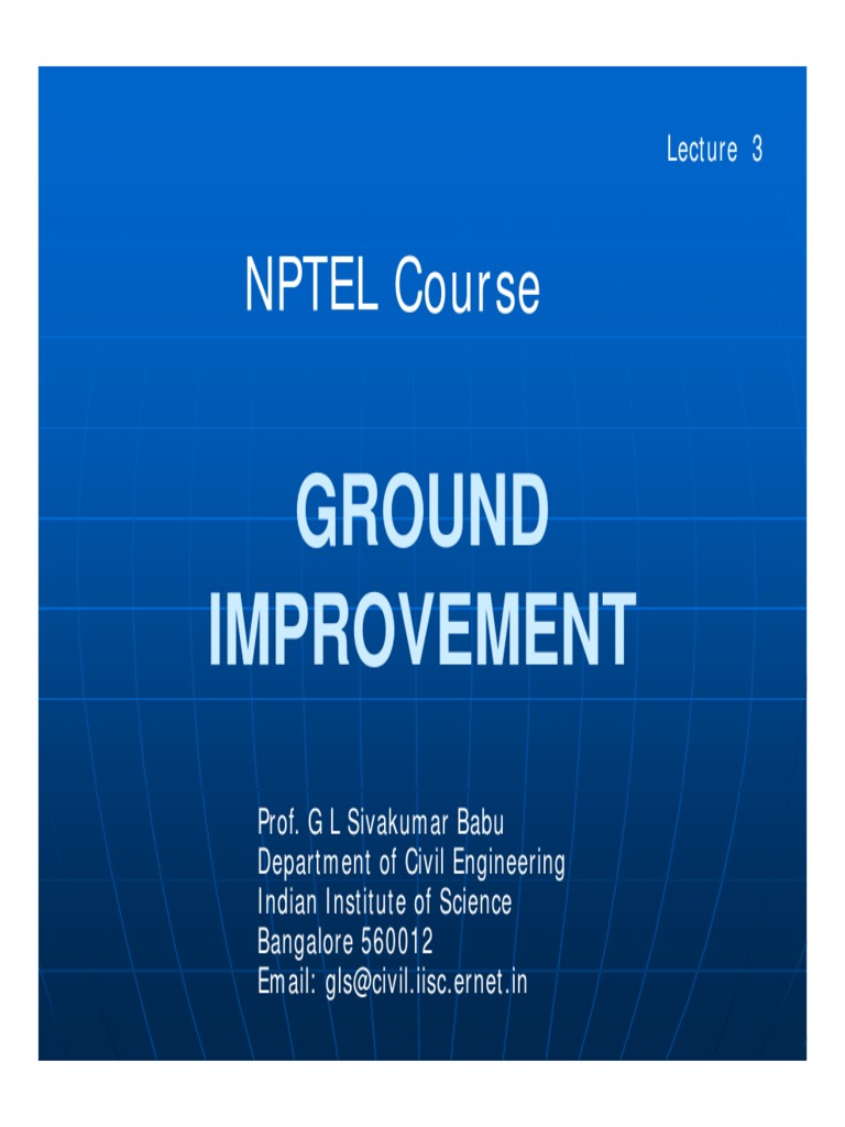 Ground Improvement Techniques | PDF | Soil | Soil Mechanics