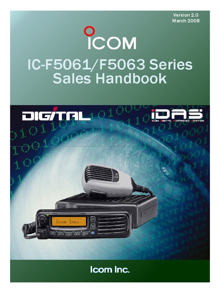 IC-F5061 Series PDF | PDF | Radio | Telecommunication