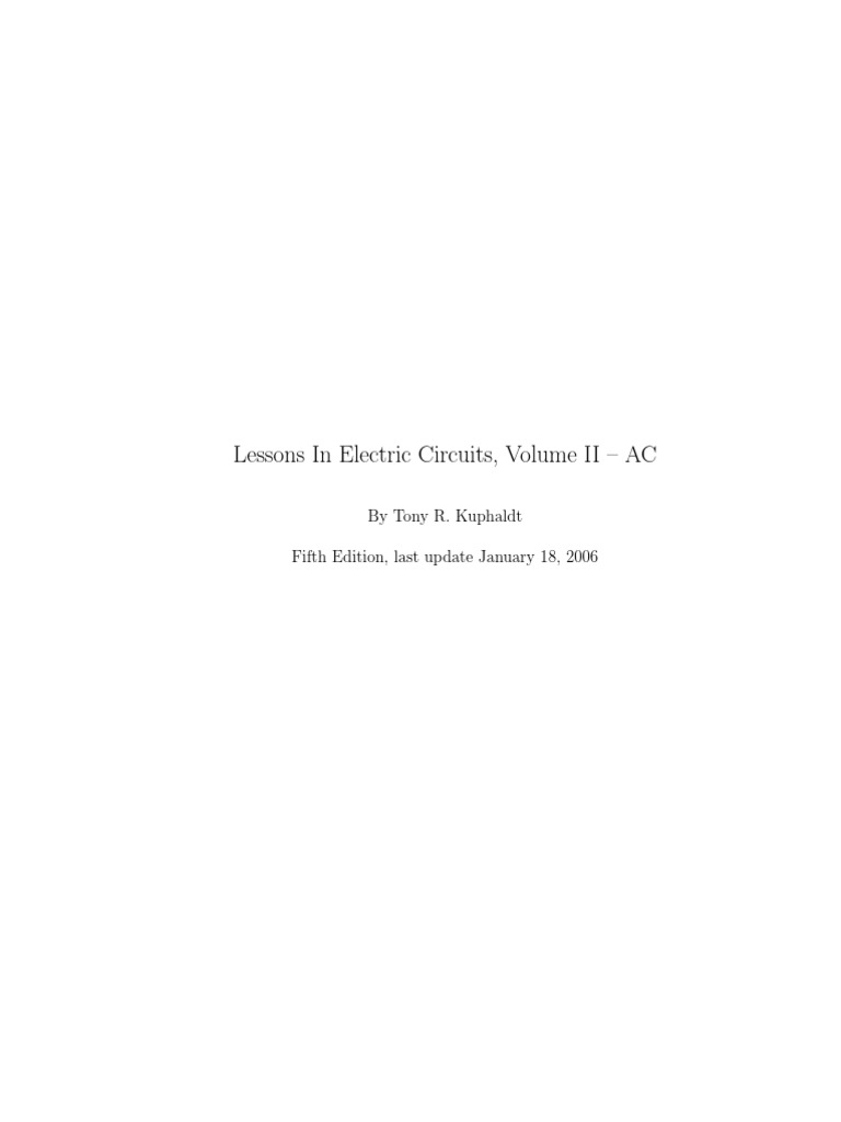 Ac Theory | PDF