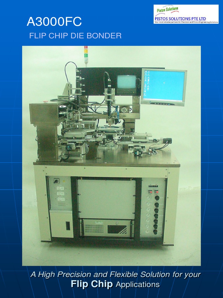 A3000FC Flip Chip Die Bonder Overview | PDF | Wafer (Electronics) | Epoxy