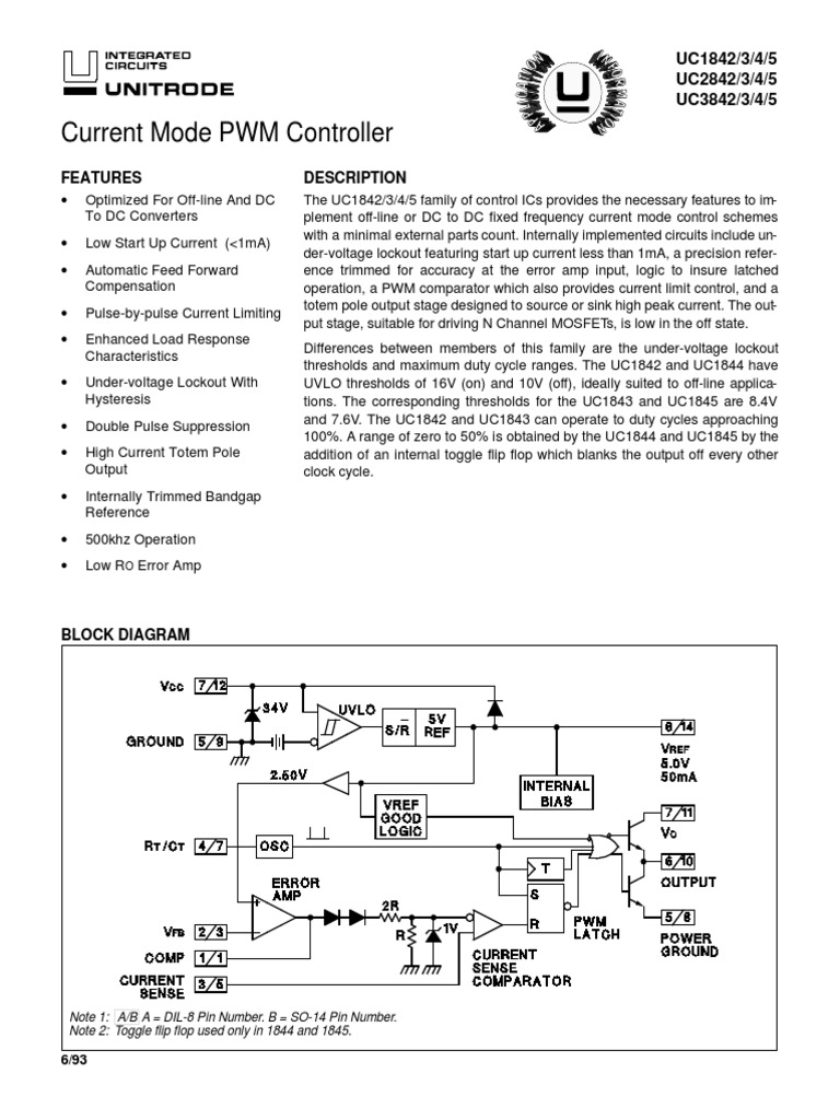 PWM Controller for Power Converters | PDF | Amplifier | Electricity